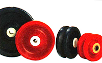 Solid Poly Wheels On Trew Industrial Wheels, Inc.